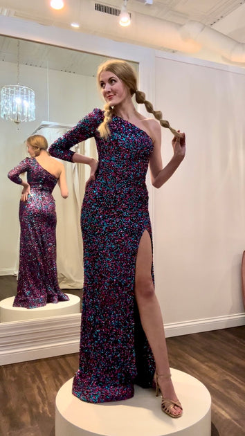 FLIRT FP6844 X MULTI/BLACKprom dress at XO by Sophia's